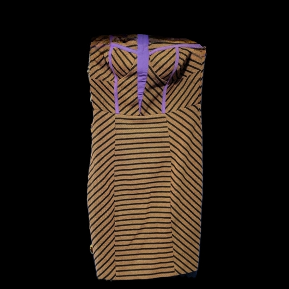 Bar III | Dresses | Bar Iii Bustier Strapless Geometric Lined Mini ...